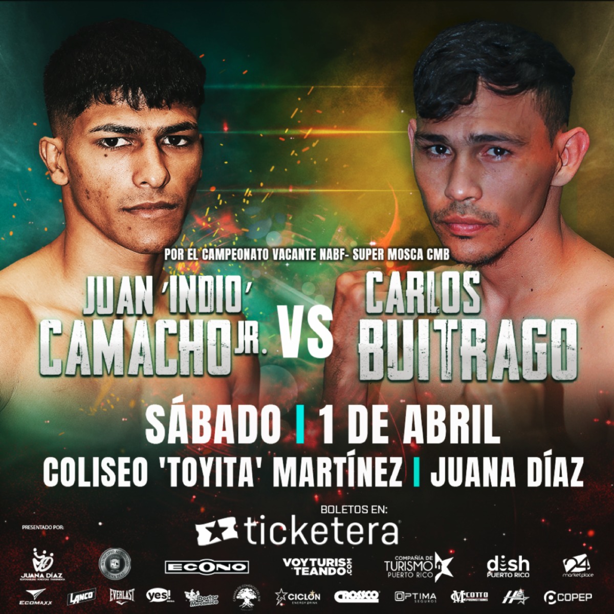 Camacho Jr. and Buitrago will clash for the NABF title - World Boxing ...